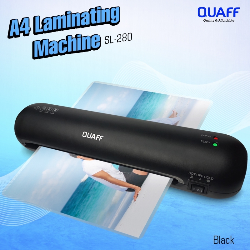 QUAFF SL280 Laminate Machine Mesin Laminator A4 Size Hot and Cold ...