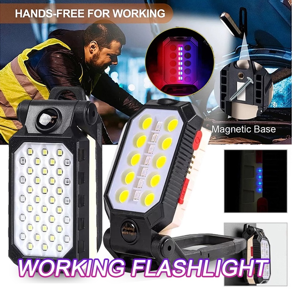 Lampu Suluh 2000W LED Light USB Rechargeable COB Torchlight car ...