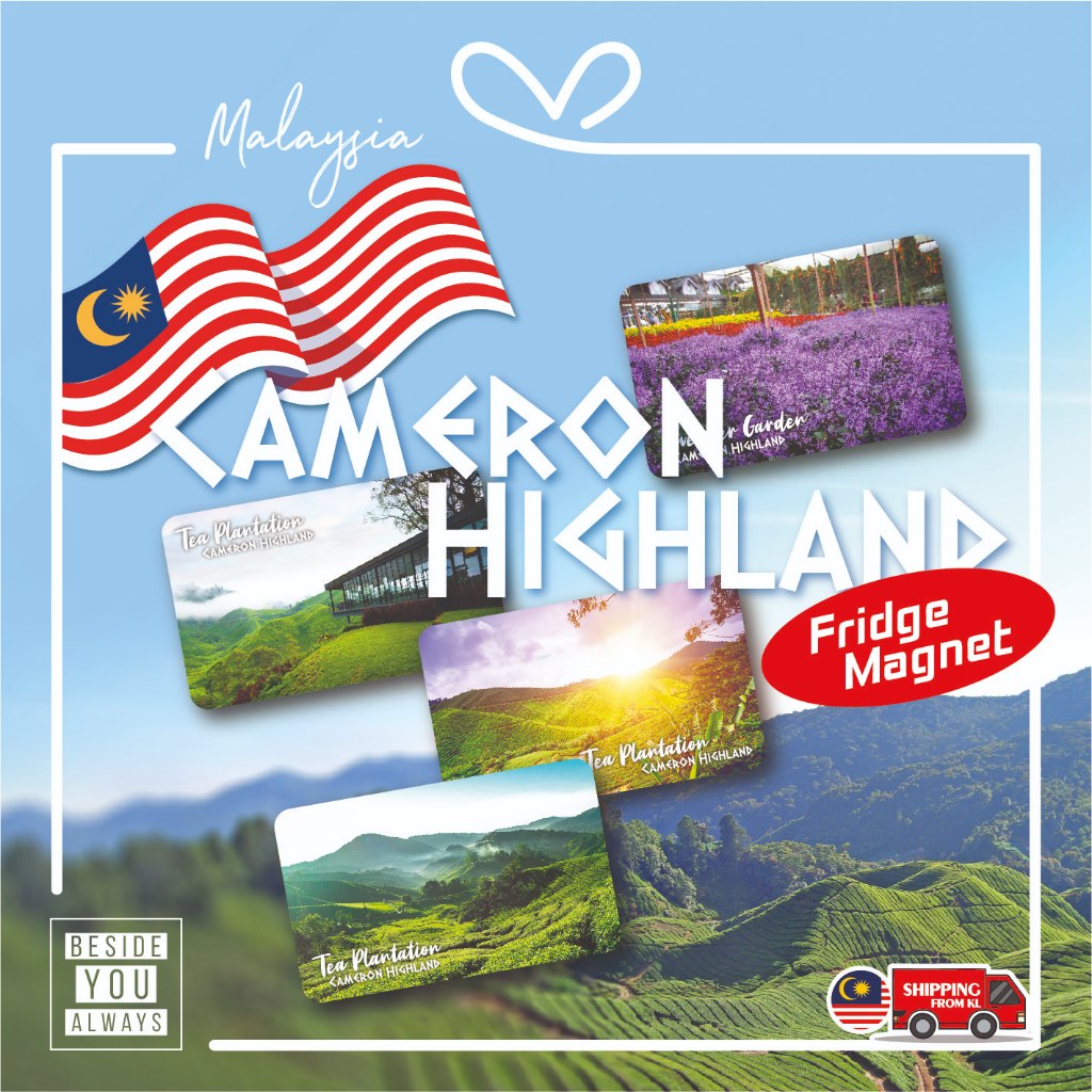 Malaysia Cameron Highland Gift Souvenir Fridge Magnet 9cm x 5.5cm ...