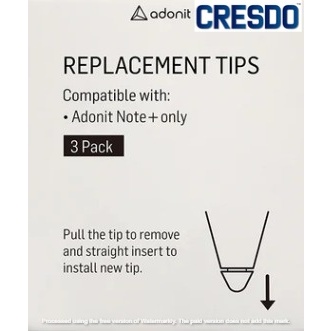 Adonit Note+ Replacement Tips - 3 Pack - Black | Shopee Malaysia
