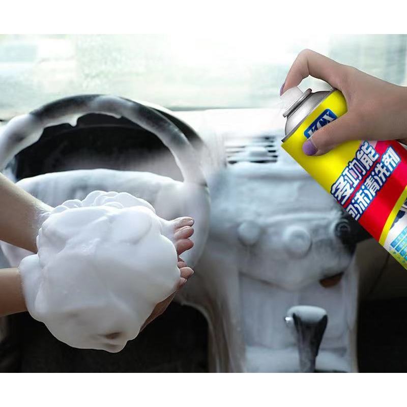 Car Interior Cleaning Foam Cleaner Multifunctional Foam Cleaner 330ml/650ml | Shopee Malaysia