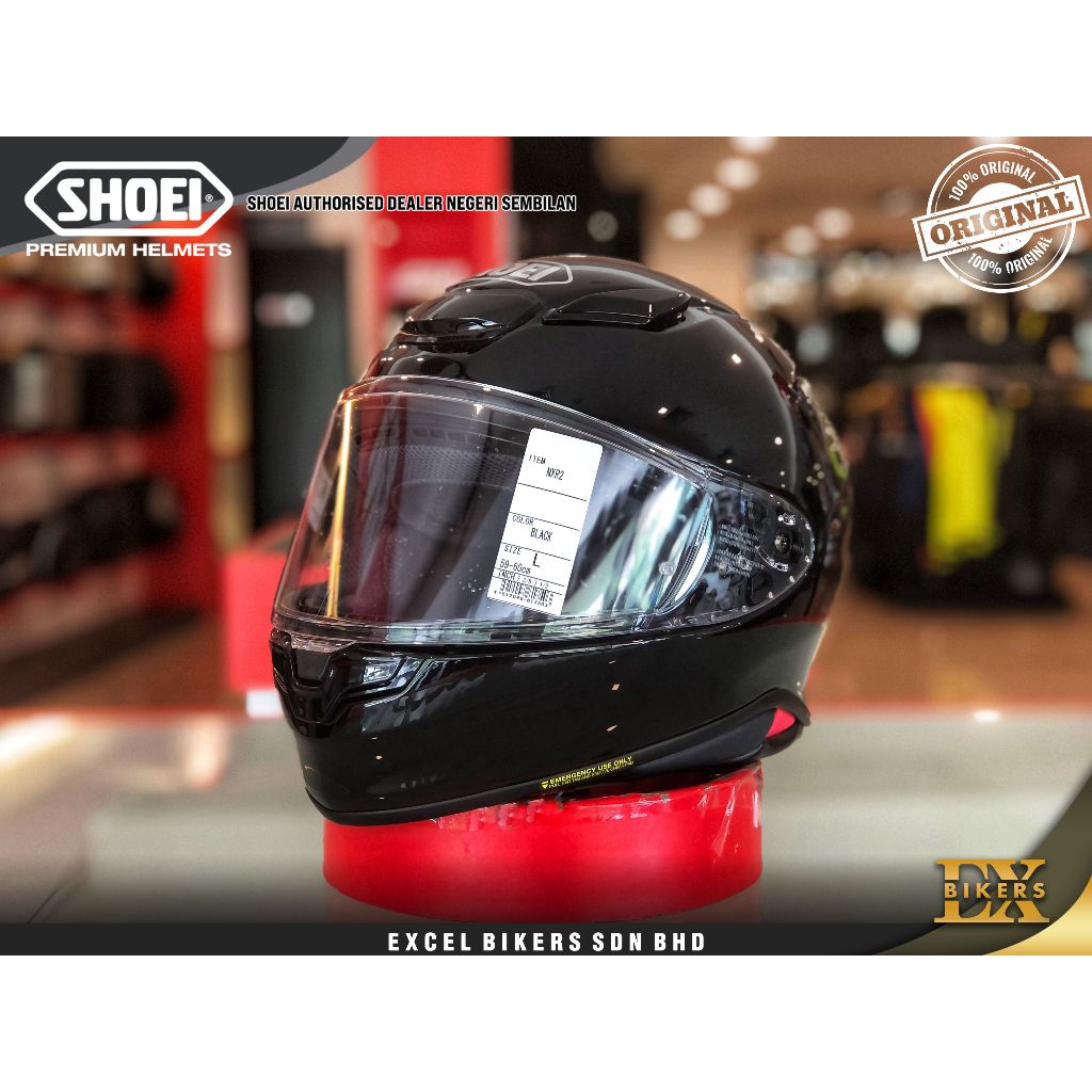 SHOEI HELMET NXR-2 BLACK / NXR-2 / Full Face Helmet / Motorcycle Helmet ...