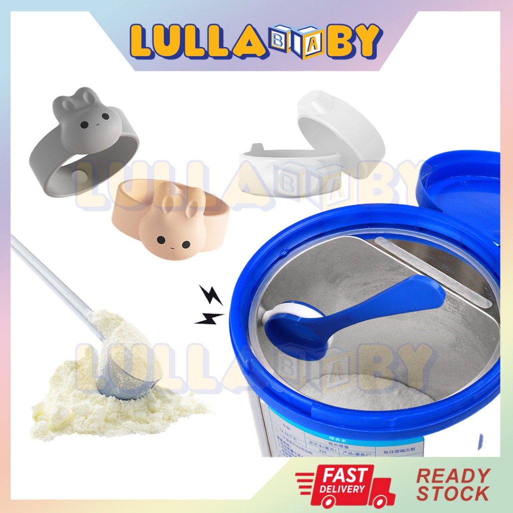 🔥READY STOCK🔥2pcs Set Magnetic Milk Powder Scoop Holder Ring Baby Milk ...