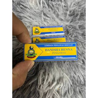 Name Tag Epoxy SEKOLAH | SBP | MRSM | PRS | MAGNET & PIN | Shopee Malaysia
