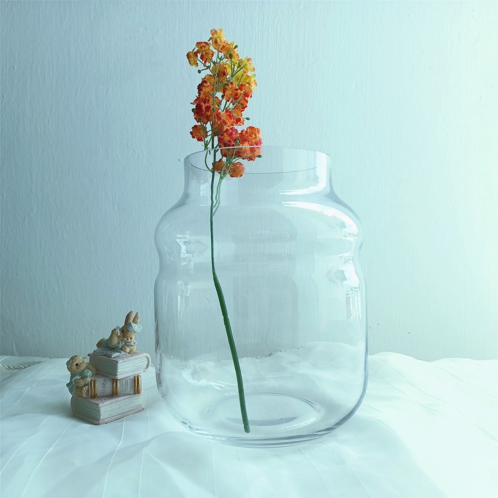 [Floralyst] Glass Vase Flower Pasu Bunga Kaca Home Deco Living Room ...