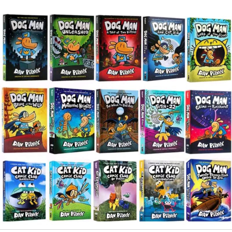 Dog Man Comics Series Children's Collection | Shopee Malaysia