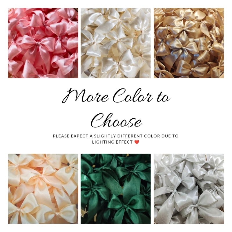 2.5 CM RIBBON SIAP IKAT (50PCS) - Please request color to seller ...