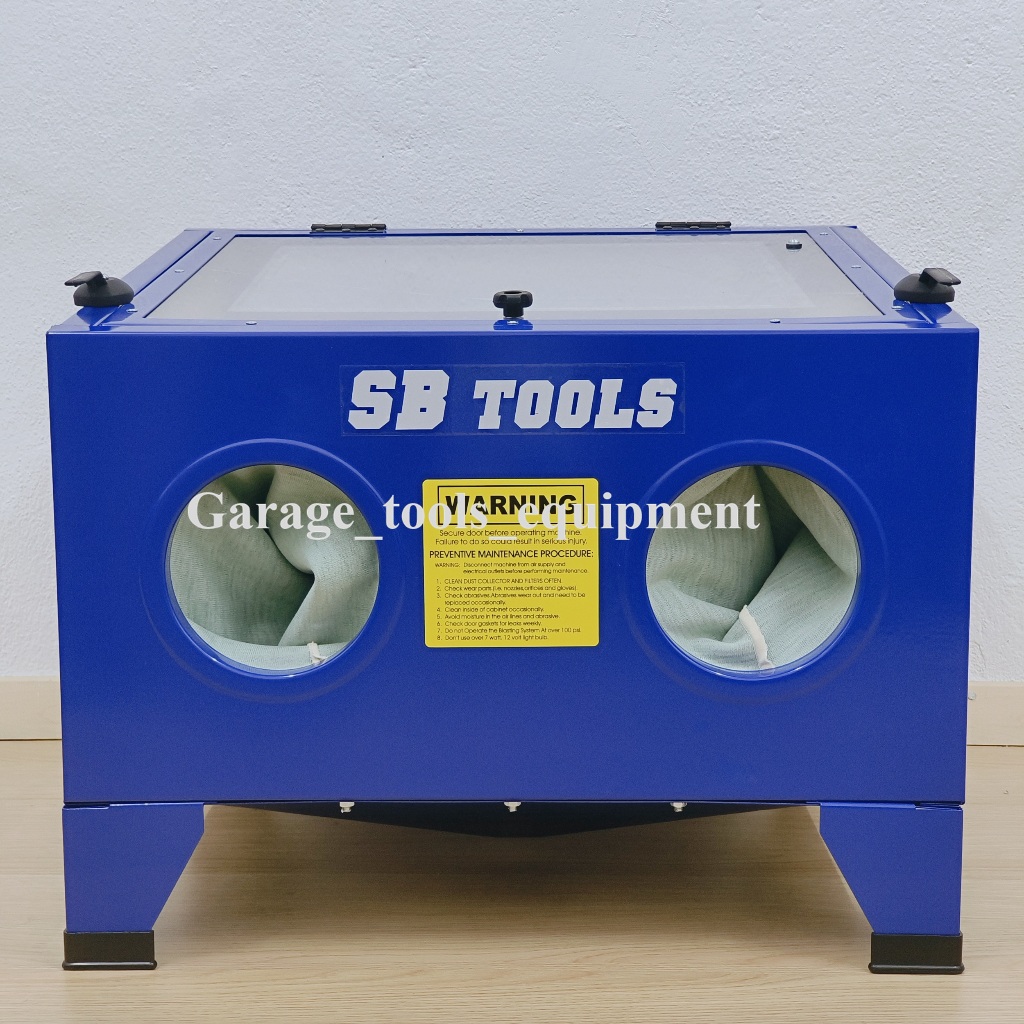[NEW UPGRADED] SB Tools 90L SandBlast Cabinet | Sand Blaster Mesin ...