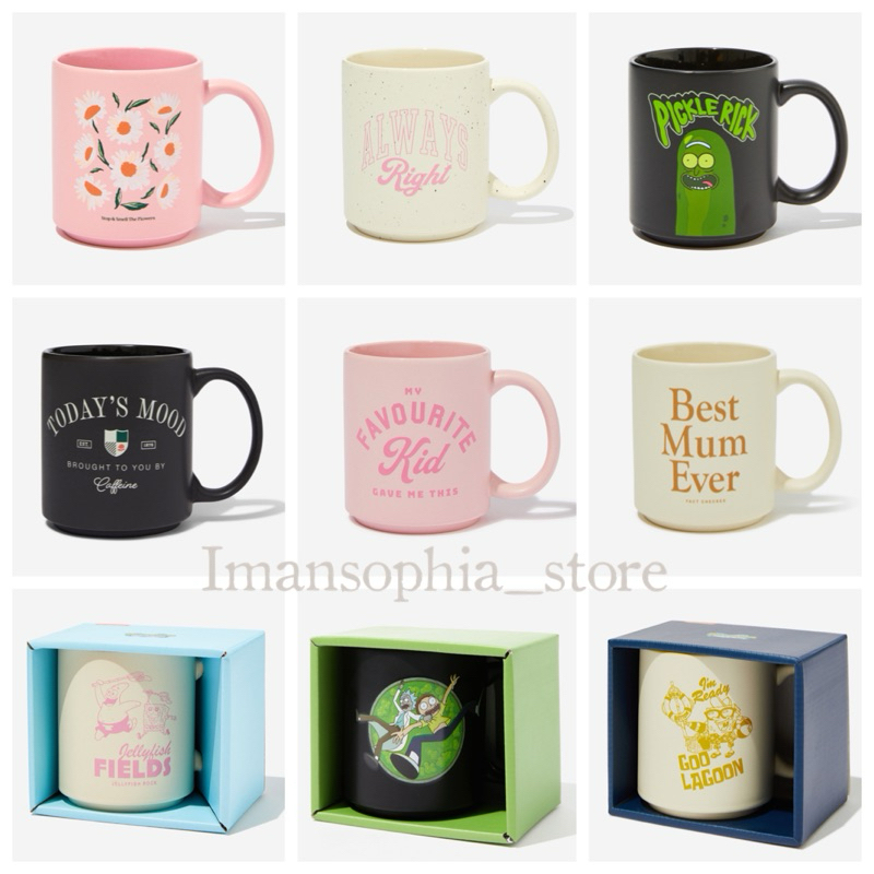 Typo Daily Mug/ Coffee Mug / Ceramic Mug | Shopee Malaysia