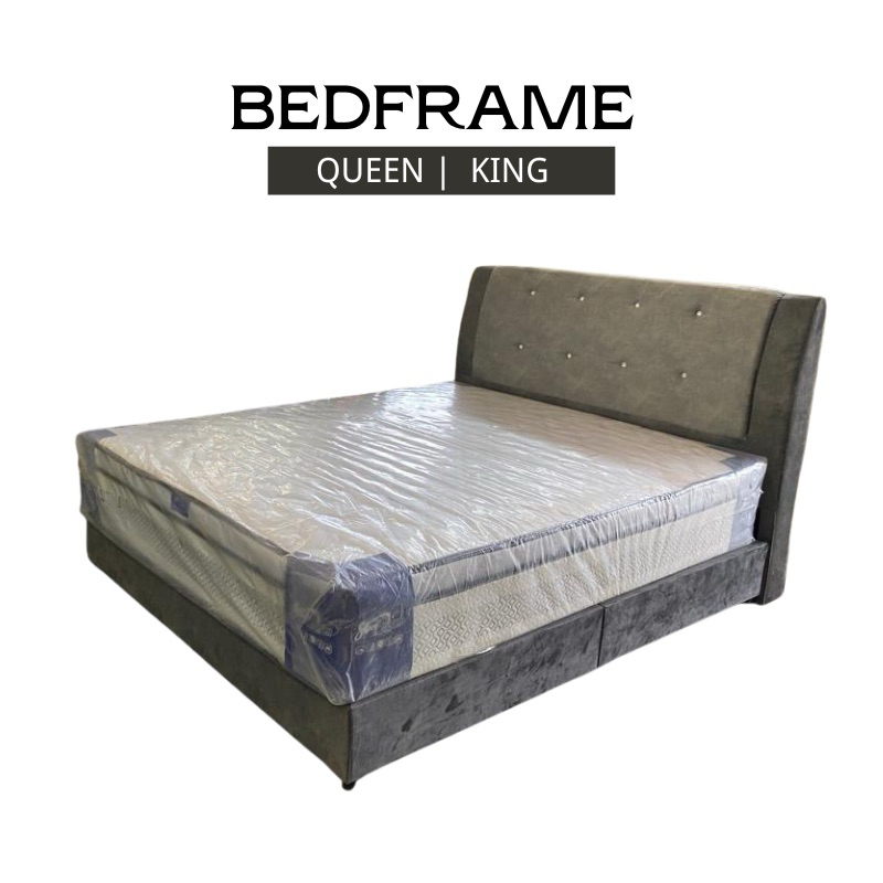 Queen/King Bed Frame Katil Divan Murah Katil Queen/King Bedding ...