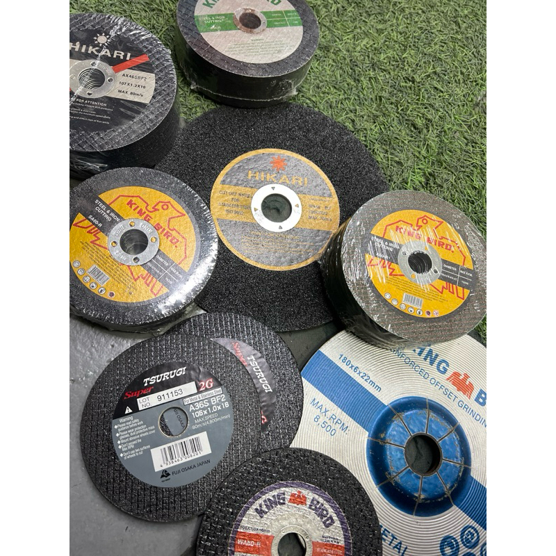 4'' 7'' Cakera Pemotong & Pengisar Logam Profesional Mata Potong Besi ...