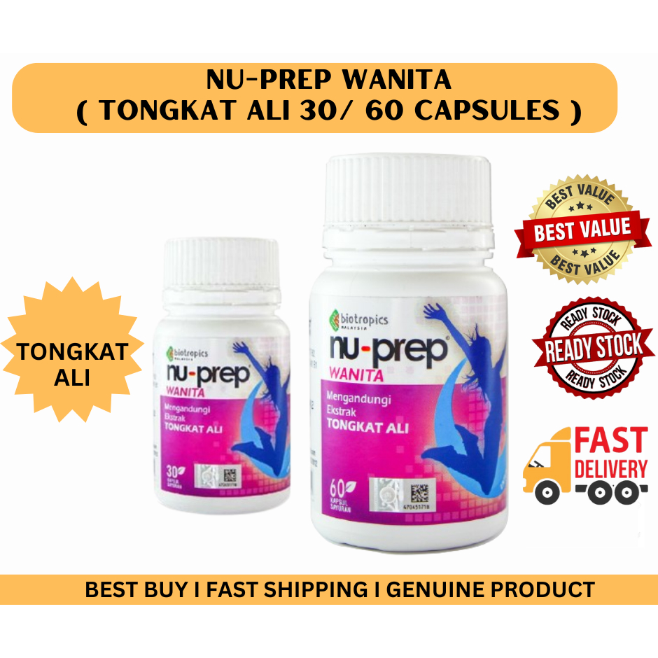Biotropics Nu-Prep Wanita Health Supplement (30 Capsules) / (60 ...