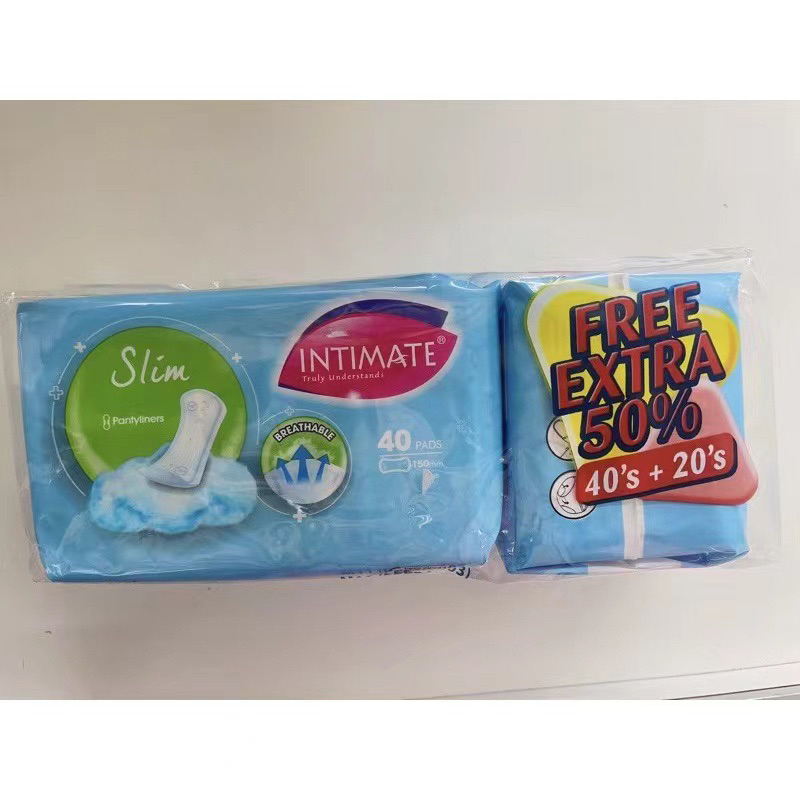 P19 Intimate Panty Liner Slim 40s with EXTRA 50％ | Shopee Malaysia