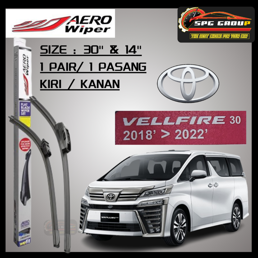 TOYOTA VELLFIRE & ALPHARD AGH30 YEAR (2015 TO 2022) WINDSCREEN SOLF ...
