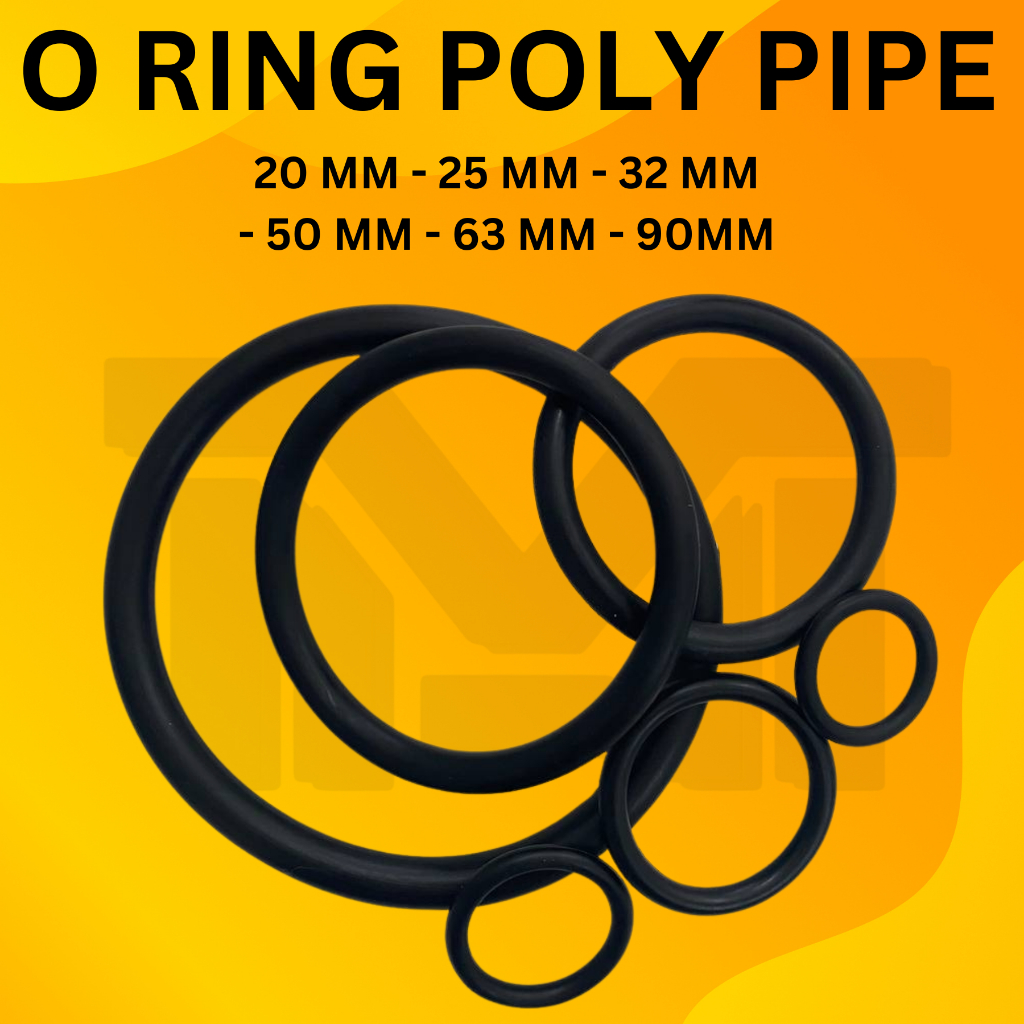 1 pcs Poly O Ring Poly Pipe Fitting EPDM Rubber Gasket Getah Polypaip O ...