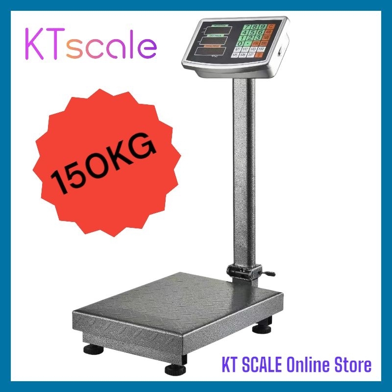 200KG KT SCALE DIGITAL PLATFORM BENCH SCALE CHICKEN SCALE | Shopee Malaysia
