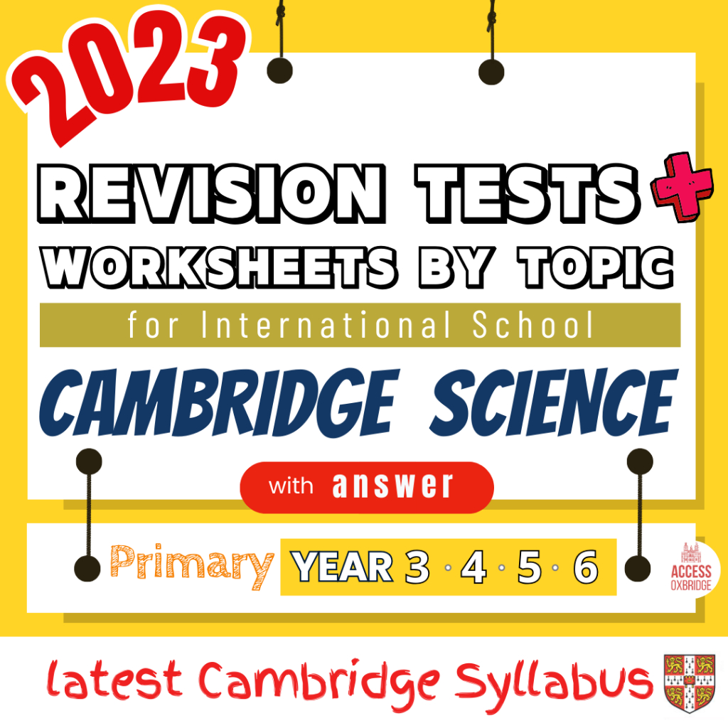 P18 Latest Syllabus New Cambridge Primary Science Tests + Science ...