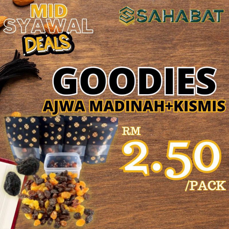 Goodies Sesuai Untuk Semua Acara Majlis | Kismis + Kurma Ajwa AA ...
