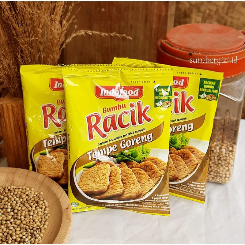 BUMBU RACIK TEMPE_BUMBU INSTAN RACIK INDOFOOD_READY STOCK_20g | Shopee ...