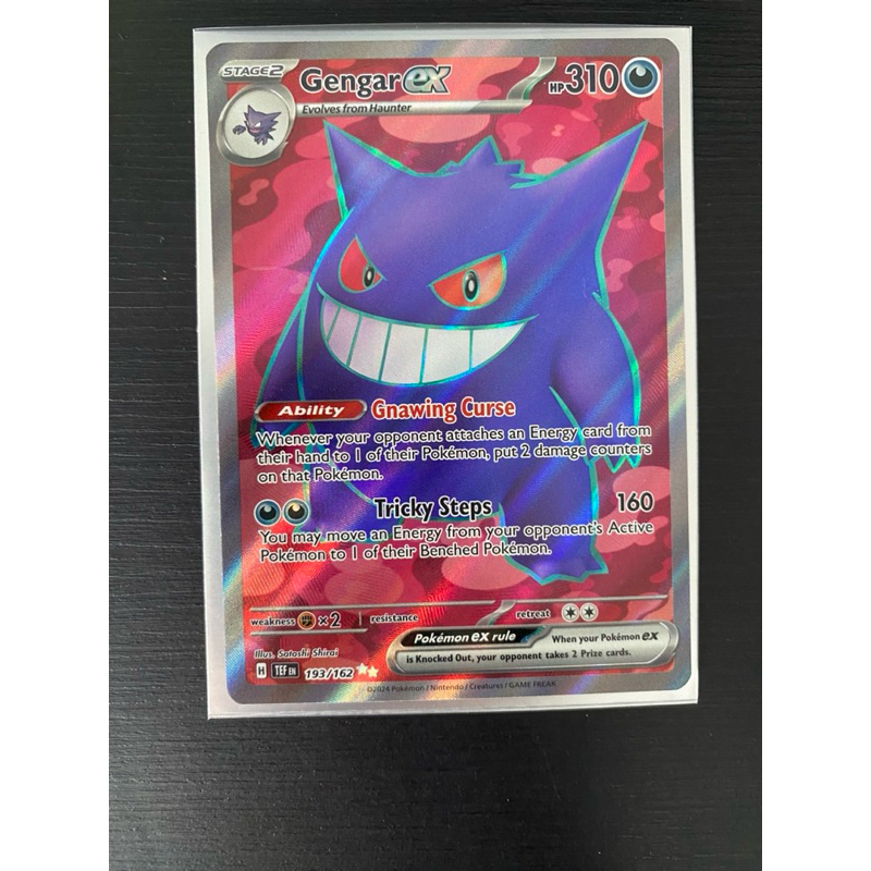 Pokemon TCG Gengar Ex Full Art Temporal Forces 193/162 | Shopee Malaysia