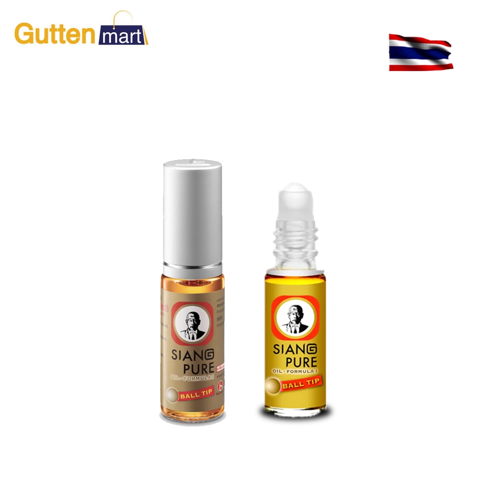 Thailand SIANG PURE BALL TIP OIL 3ml 泰国上標滚珠清凉油 3ml | Shopee Malaysia