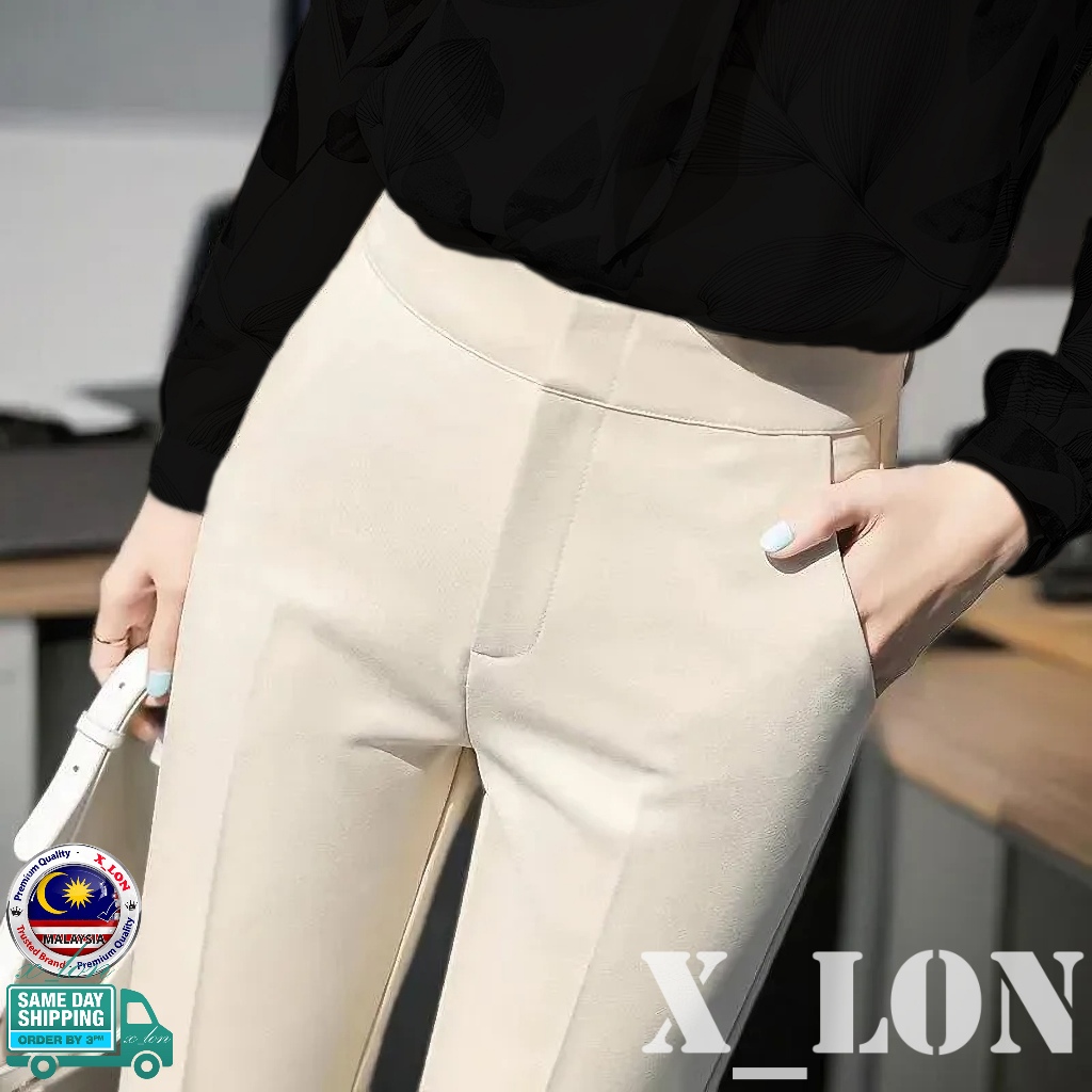 X_LON- Premium Quality Formal Slack For Women Straight Cut, Office ...