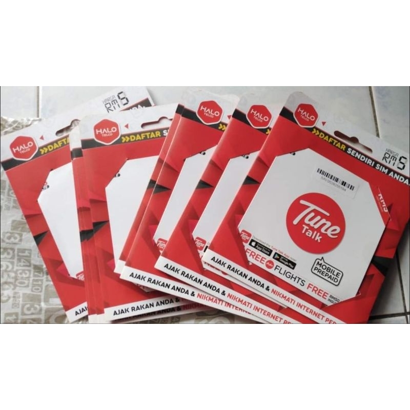 Simkad Halo Telco Tunetalk | Simkad Prepaid | No Baru | kekal No Lama ...