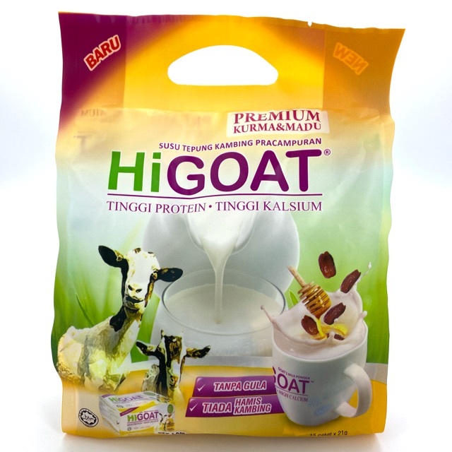 HI GOAT SUSU KAMBING + KURMA MADU 15SCH X 25GM* ( QR CODE ) | Shopee ...
