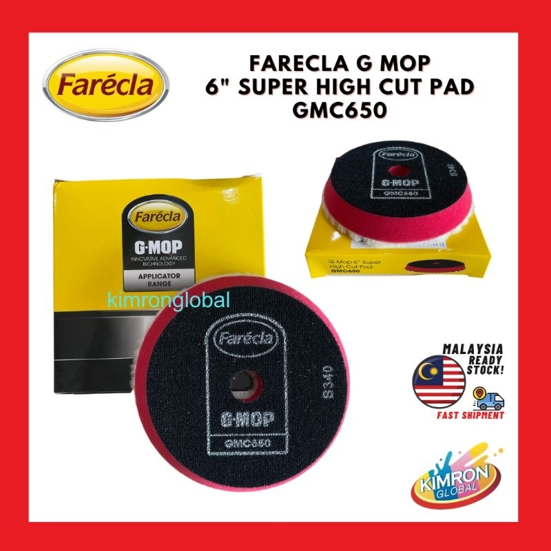 FARECLA G-Mop 6” GMC650 Super High Cut Pad Foams / Finishing Foam ...