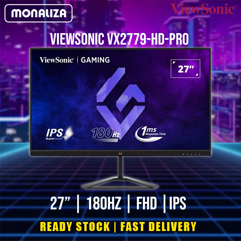 Viewsonic Monitor VX2779-HD-PRO 27" Inch IPS 180HZ | Shopee Malaysia