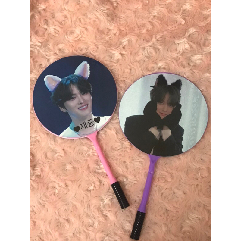 Custom print kipas + pen, hand fan + pen, both side printing - min ...