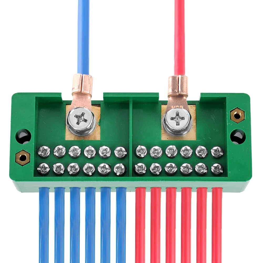 Single phase 2in-4/6/8/12 out terminal box household distribution box ...