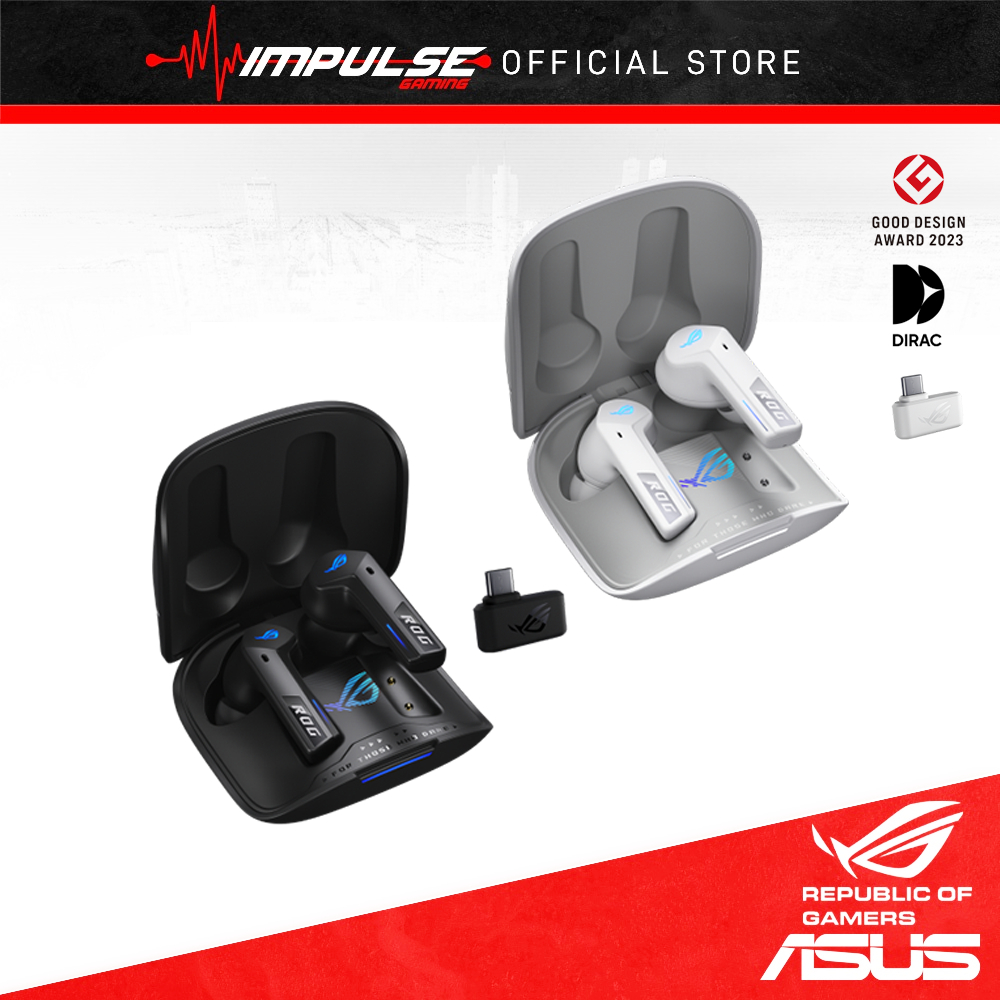 ASUS ROG R55ES Cetra True Wireless SpeedNova Gaming Earbuds - Low ...