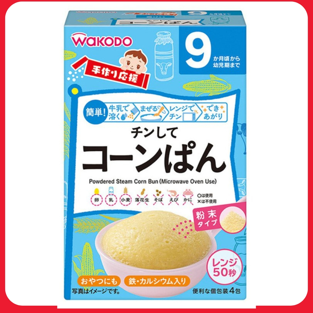 WAKODO , baby food , Cornbread made in the microwave , From around 9 ...