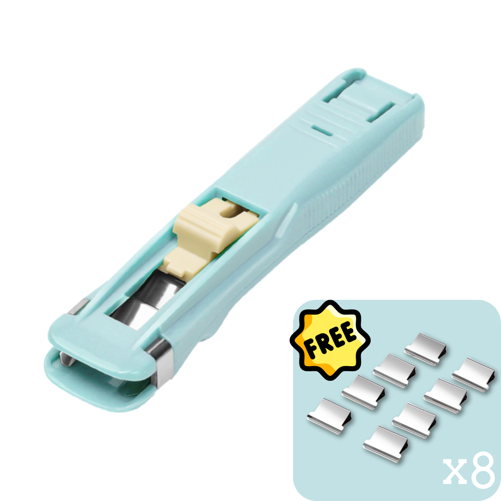 Deli Nail Free Stapler Pusher Clip Dispenser Fastener / Binder Clip ...