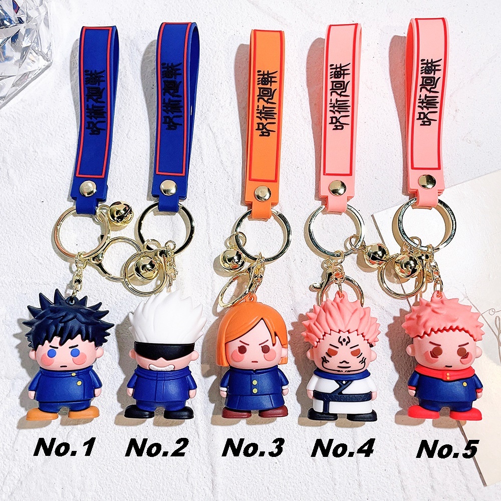 Jujutsu Kaisen Anime Cute Key Chain Gojo Yuji Sukuna Nobara Megumi Cute ...