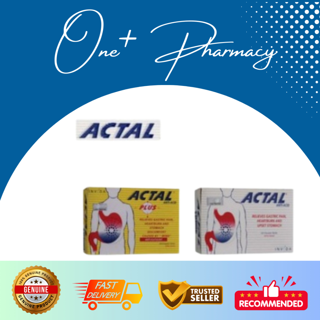 Actal/Actal Plus 10 Tablet | Shopee Malaysia