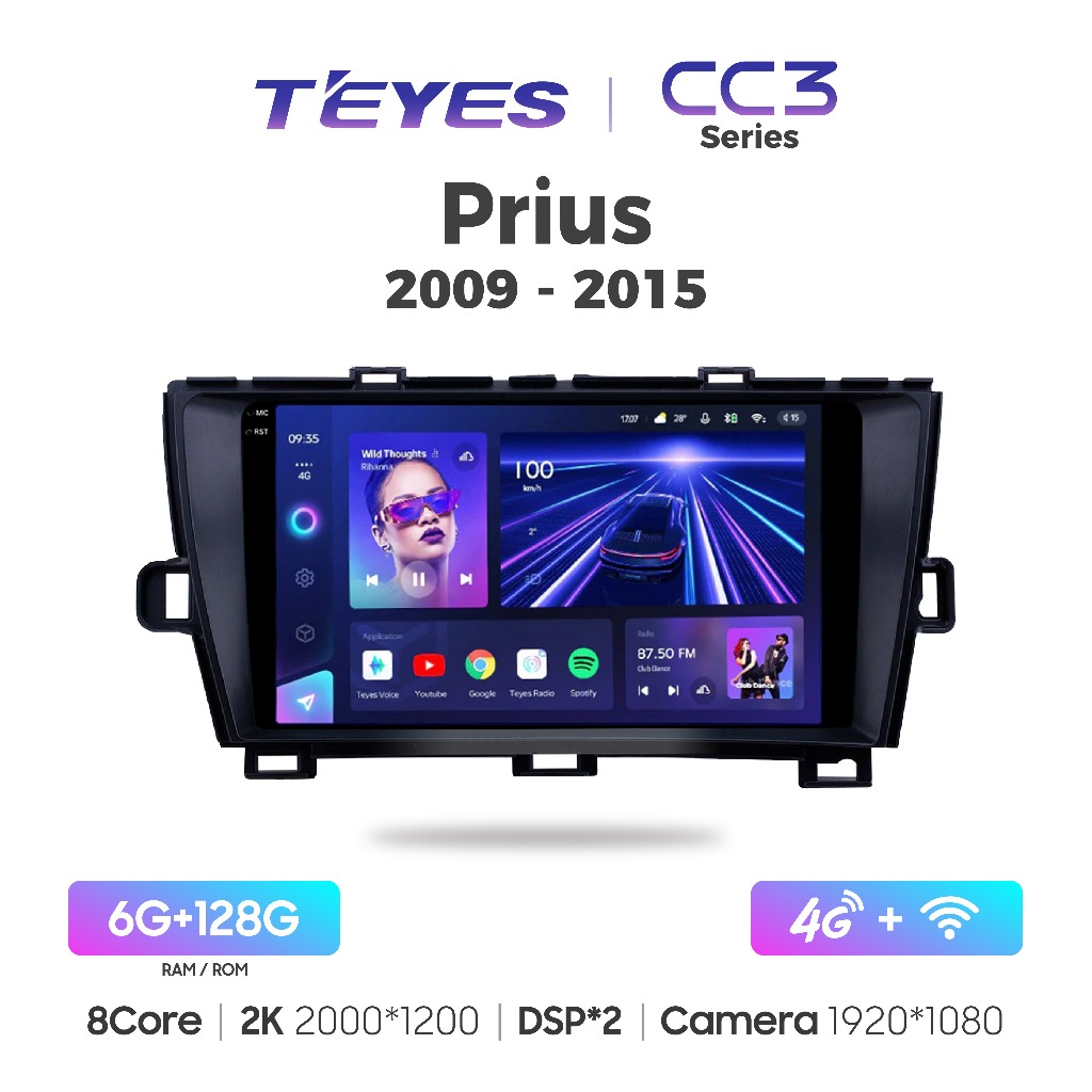TEYES CC3 Series Toyota Prius 2009-2015 Android Car Player 9" | Shopee Malaysia