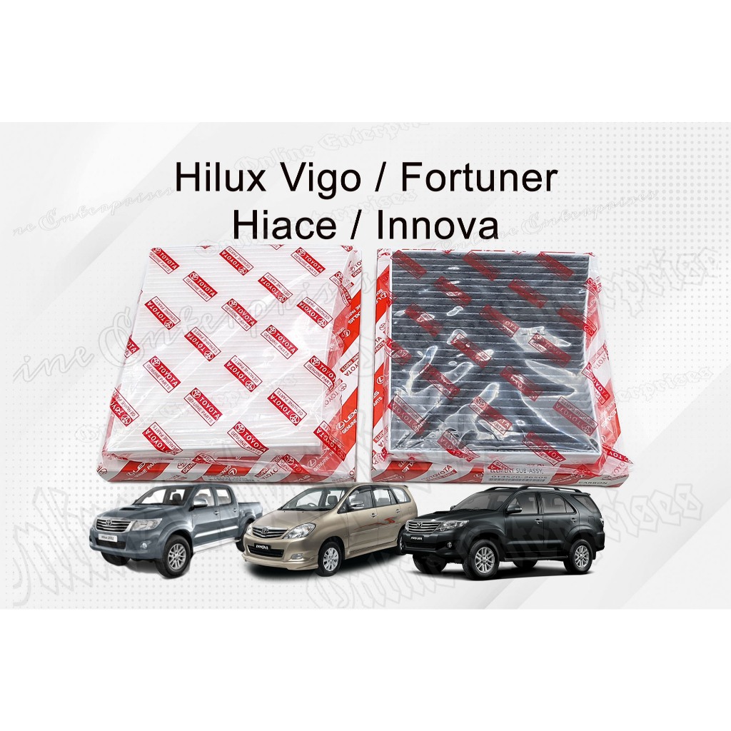 Cabin Filter Hilux Vigo KUN25 KUN26 Innova 2.0 TGN40 Fortuner Hiace ...