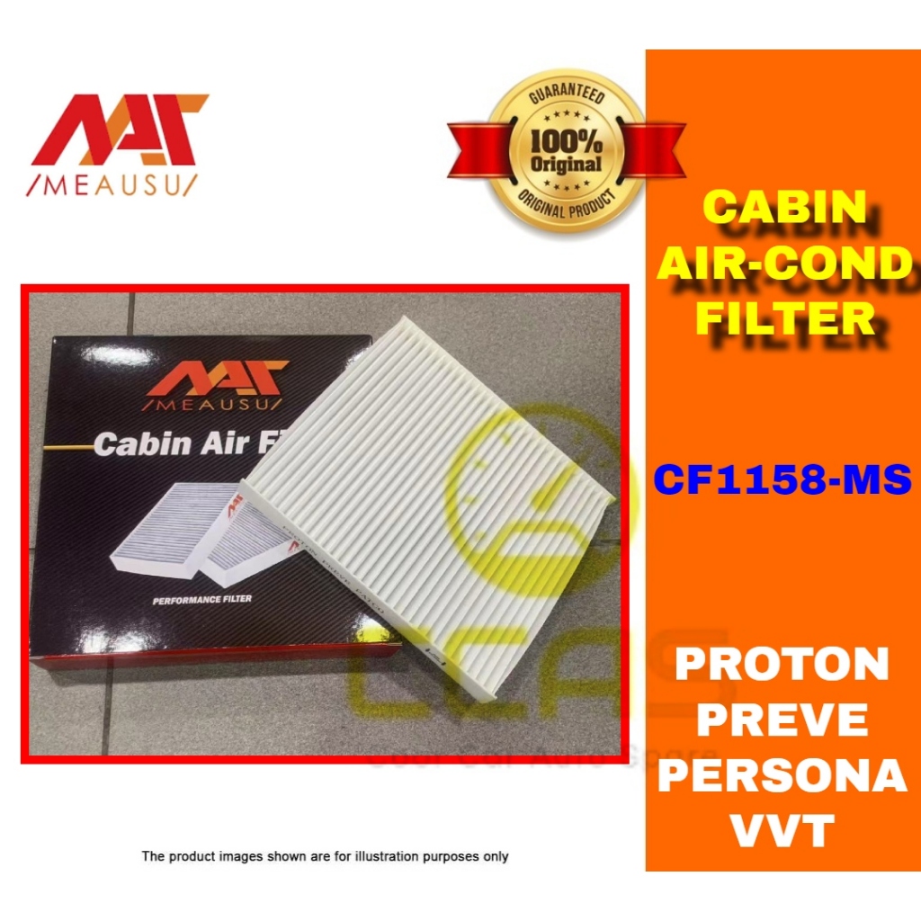 ( 100% Original )PROTON PREVE/PERSONA VVT Cabin Air Filter Meausu ...