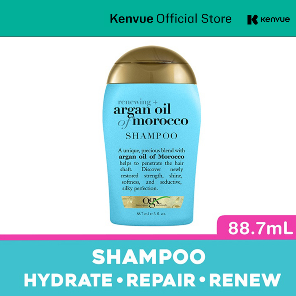 OGX Renewing Argan Oil Morocco Shampoo 88.7ml | Shopee Malaysia