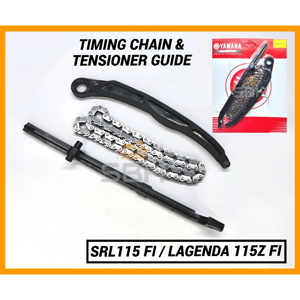 YAMAHA SRL115 FI TIMING CHAIN & TENSIONER CHAIN TENSIONER GUIDE ...