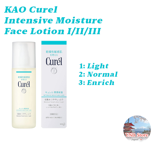 Kao Curel Moisture Face Lotion (Toner) Type 1-3 150ml【Direct from Japan ...