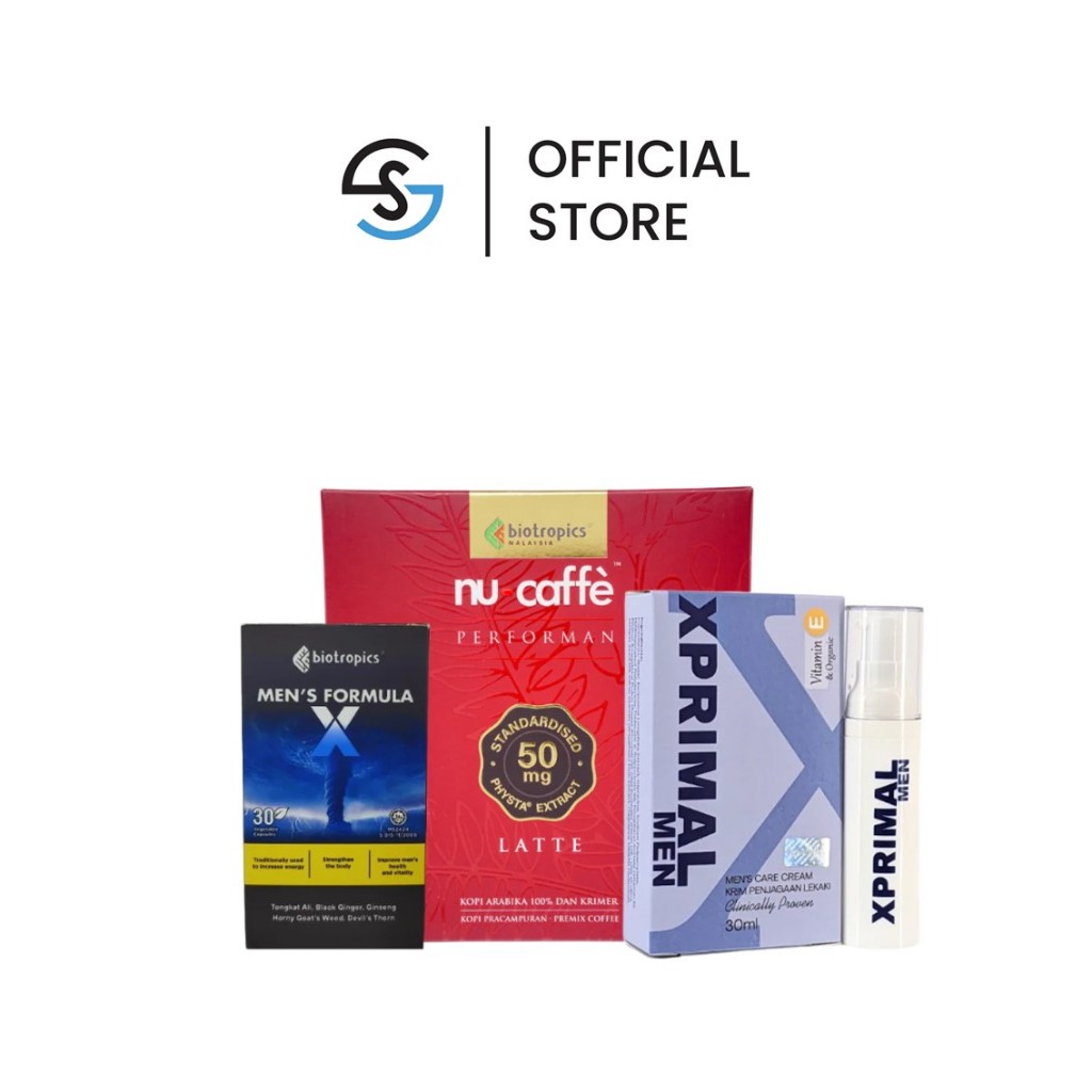 SUPER COMBO - Men’s Formula X + XPrimal Men + NU-Caffe Performan (Latte ...