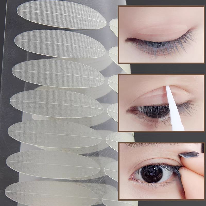 Invisible double eyelid patch,long-lasting, super sticky, single-sided ...