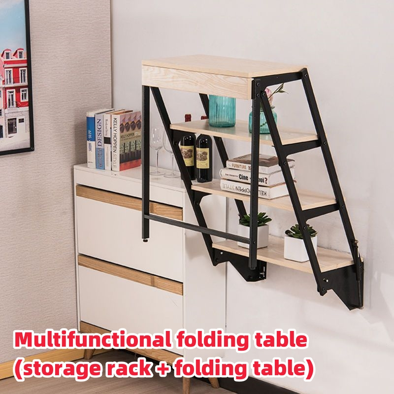 Multifunctional Wall Mounted Shelf Variable Dinning Table Invisible ...