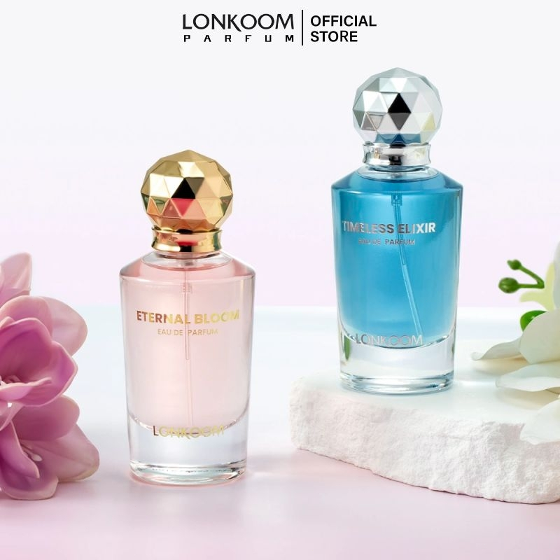 LONKOOM Minyak Wangi ETERNAL BLOOM/TIMELESS ELIXIR Perfume EDP tahan ...