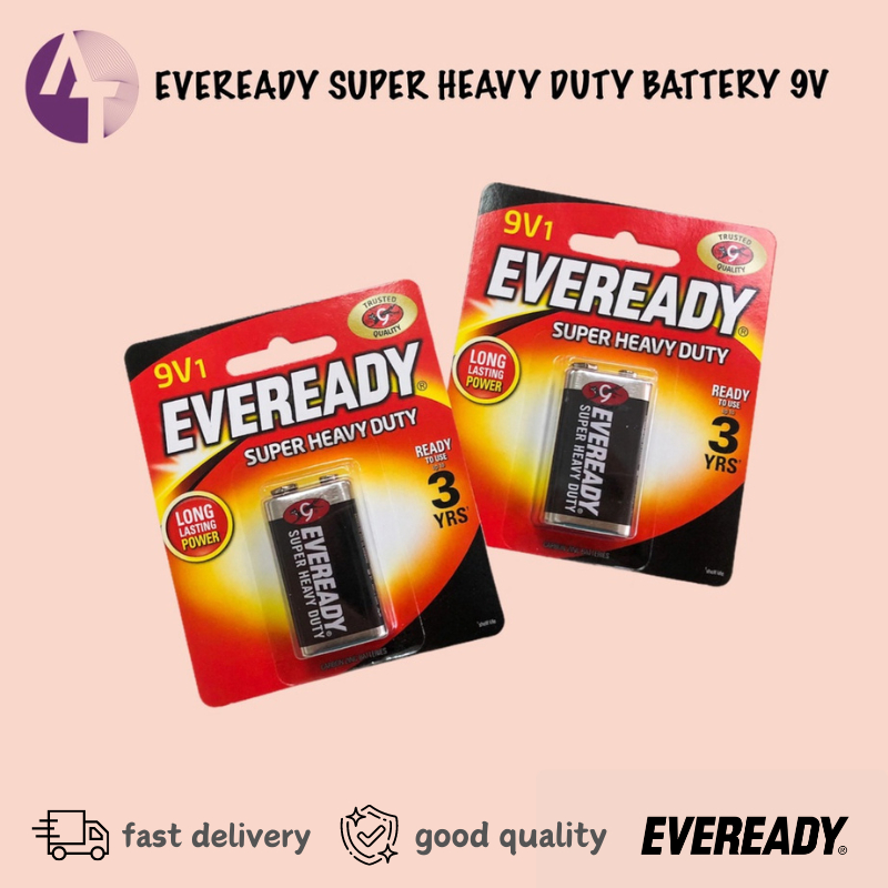 EVEREADY Super Heavy Duty Battery 9V (1pcs/card) | Shopee Malaysia