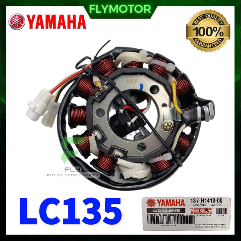 YAMAHA LC135 V1 V2 V3 V4 V5 V6 V7 (1S7) FUEL COIL MAGNET COIL ASSY FUSE STARTER KOIL STATOR LC4S ...