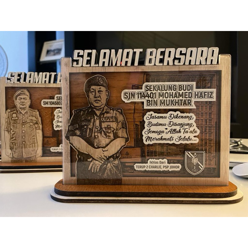 Cenderahati Plak Kayu Penghargaan. | Shopee Malaysia